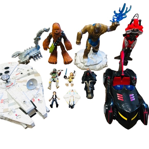 Star Wars | Toys | Star Wars Millennium Falcon Chewbacca Batman Marvel ...